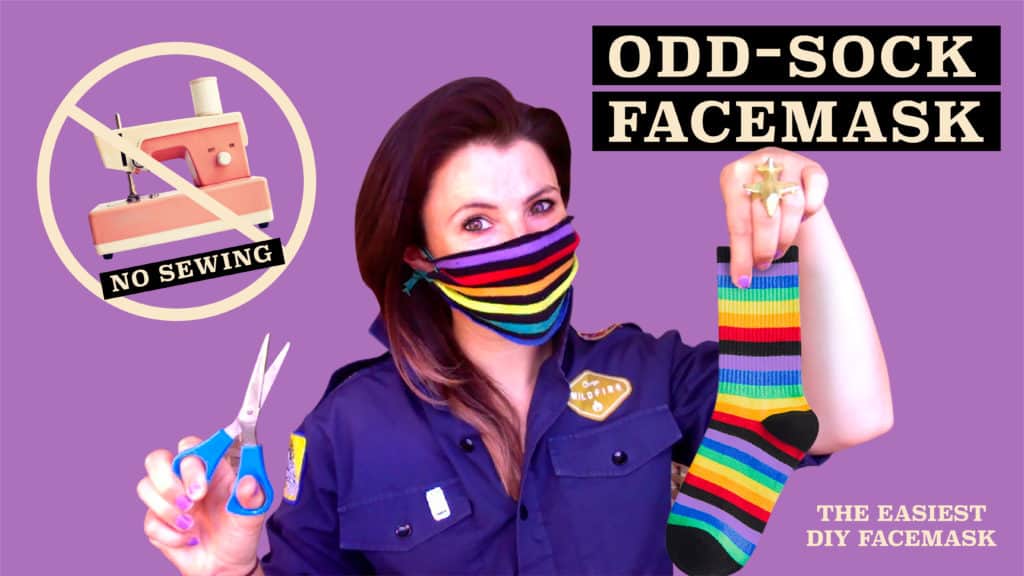 How To Make A Face Mask With Socks - Camp Wildfire